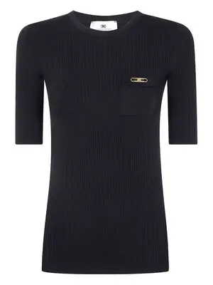 Elisabetta Franchi Ribbed T-shirts For Women