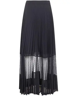 TWINSET Long Skirt - Black