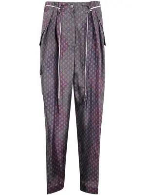 Dries Van Noten Printed Trousers