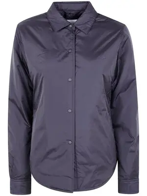 Aspesi Button-down Shirt With Logo - Black