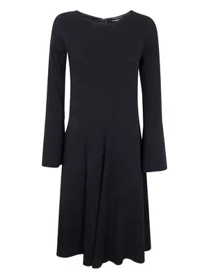 Emporio Armani Long Sleeve Stretch Dress