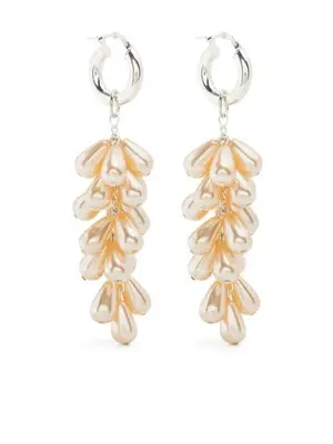 Magda Butrym Dangle Earrings - Beige