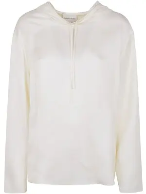 LOULOU STUDIO Nuka Hooded Blouse