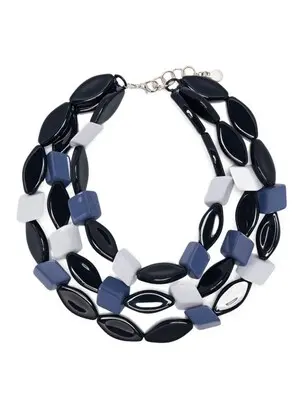 Emporio Armani Three Strand Necklace - Blue