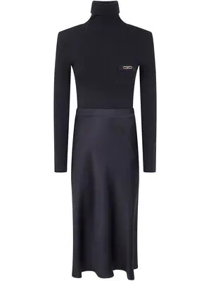 Elisabetta Franchi Double Fabric Dress