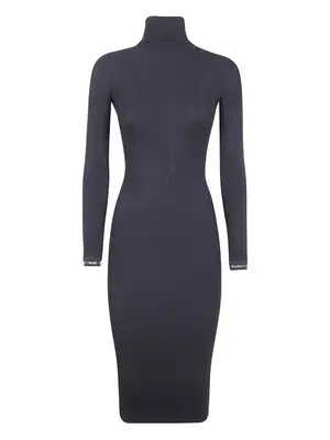 Elisabetta Franchi Long Sleeve Belted Dress