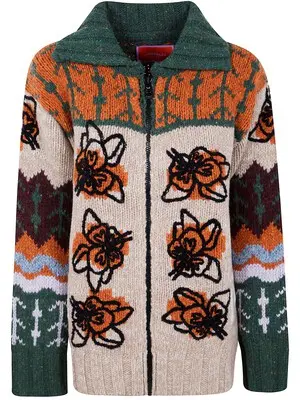 La DoubleJ Embroidered 'chalet' Cardigan - Multi