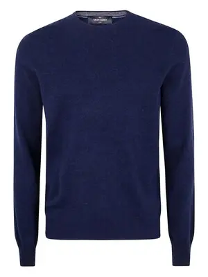 GRAN SASSO Round Neck Sweater - Blue