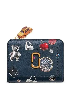 Marc Jacobs The Mini Compact Wallet" Leather Wallet - Blue