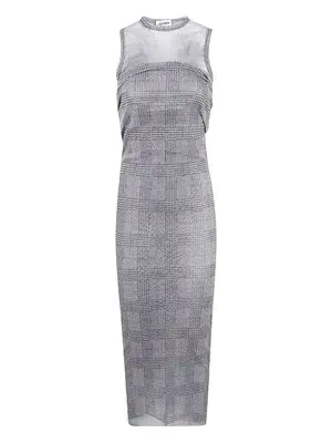 JEAN PAUL GAULTIER Mesh Printed Dress
