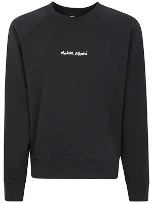 Maison Kitsuné Oversized Raglan Sweatshirt With Embroidery