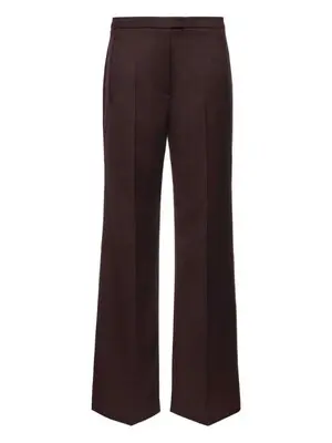 Magda Butrym Classic Wool Pants - Red