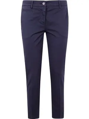 TWINSET Regular Trousers - Blue