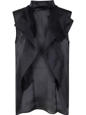 Sacai Satin X Chiffon Pullover