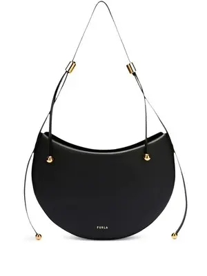 Furla Moonstone Medium Shoulder Bag - Black