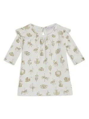 ATELIER CHOUX Carousel Print Jersey Dress