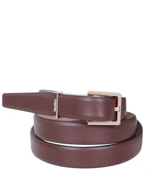 Max Mara MAX MARA MXAGRAZIA Classic Belt Brown