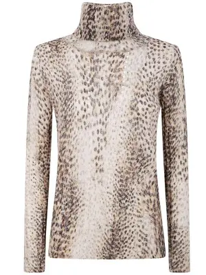 Twinset Animal Print Knitwear For Women