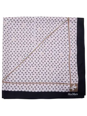 Max Mara Mxacarre" Classic Foulard - Pink