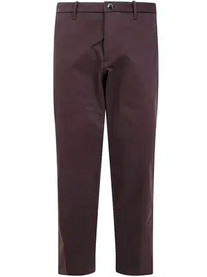 NINE:INTHE:MORNING Giove Piatto Slim Trouser - Brown