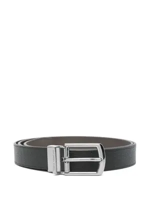 Michael Kors 31mm Leather Dress Belt - Black