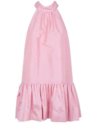 Simkhai Hope Bow Tie Mini Dress - Pink