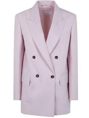 Max Mara Mxmobrosa Double-breasted Wool Jacket