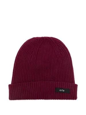 ARTE ANTWERP Label" Beanie - Red