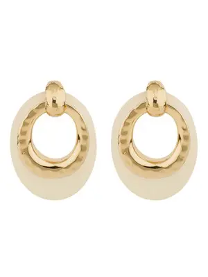 Gas Bijoux Selva Gold Plated And Acetate Earrings - Metallic