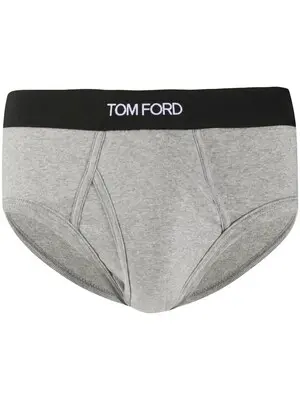 TOM FORD UNDERWEAR Brief Cotton Stetch Jersey - Gray