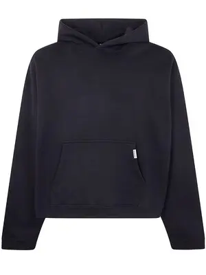 REPRESENT Initial Boxy Oversized Hoodie - Black