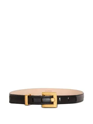 Balmain Anthem 2cm Calfskin Belt - Black