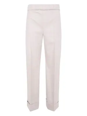 D.exterior Belted Pants For Women