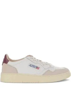 AUTRY Medalist Low Suede Sneakers - White