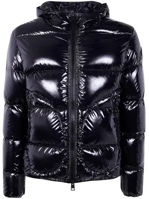 Herno Bomber Gloss Jacket - Black