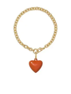 ROXANNE ASSOULIN Mini Puffy Heart Bracelet - Red