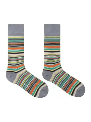 Paul Smith Signature Stripe Socks - Gray