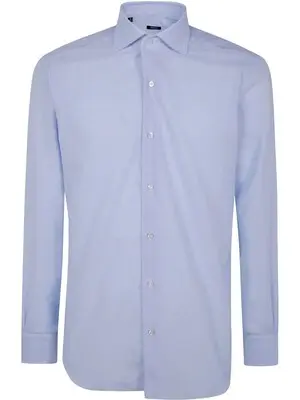 BARBA NAPOLI Classic Honeycomb Weft Shirt