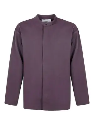 Studio Nicholson Karst' Grandad Collar Shirt - Brown