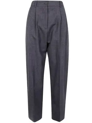 Studio Nicholson Acuna Double Pleat Front Pant - Gray