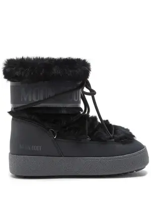 Moon Boot Ltrack Faux Fur Wp Boots - Black