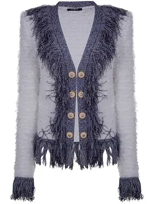 Balmain Fringe Jackets For Women