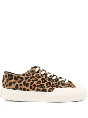 Superga 2432 Works Leopard Calfhair Sneakers
