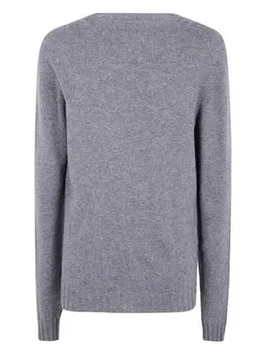 MD75 Cashmere Crew Neck Sweater - Gray