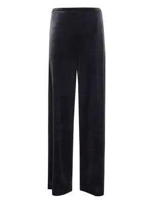 Emporio Armani Wide Leg Chenille Trousers