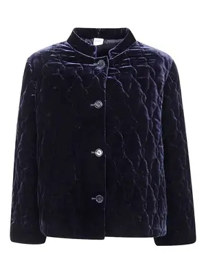 Aspesi Mod.0960" Velvet Jacket - Blue