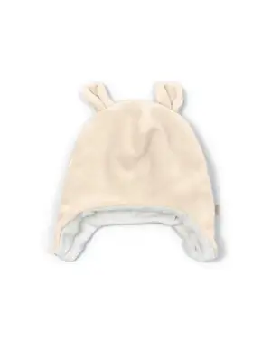 BAMBOOM Cotton Hat With Ears - White