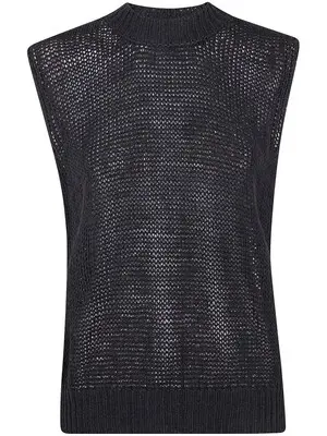 NUUR Sleeveless Waistcoat With Round Neck