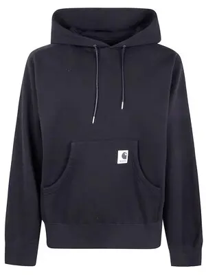 SACAI X CARHARTT Wip Cotton Jersey Hoodie - Black