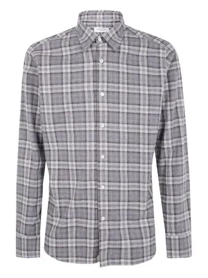TINTORIA MATTEI 954 Tartan Shirt - Black